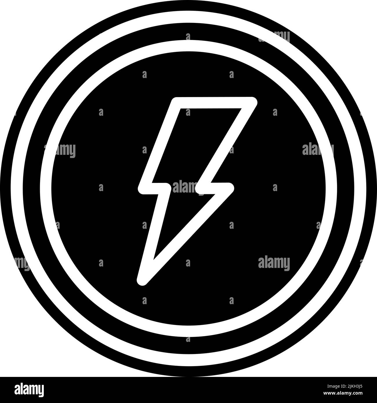 flash icon black vector illustration Stock Vector Image & Art - Alamy