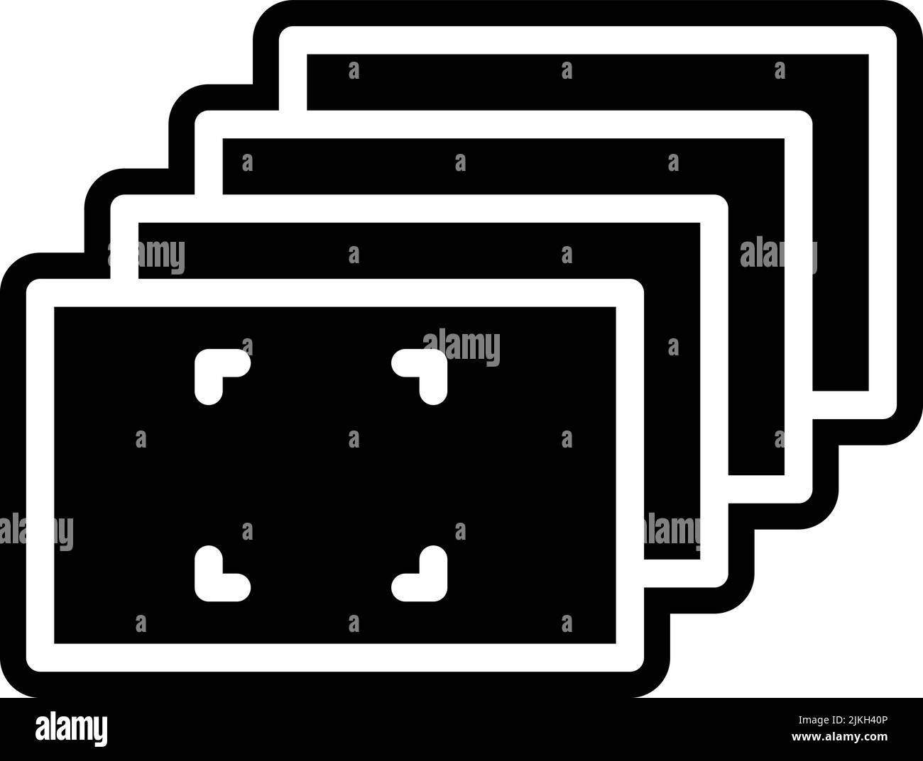 burst mode icon black vector illustration Stock Vector Image & Art - Alamy