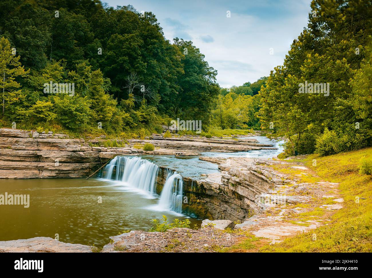 The beautiful view of Lower Cataract Falls Stock Photo - Alamy