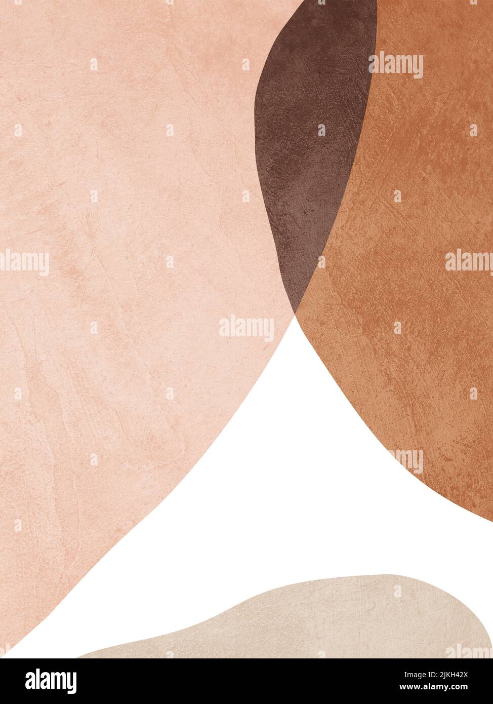 A vertical artistic pattern with abstract oval shapes - a beautiful ...