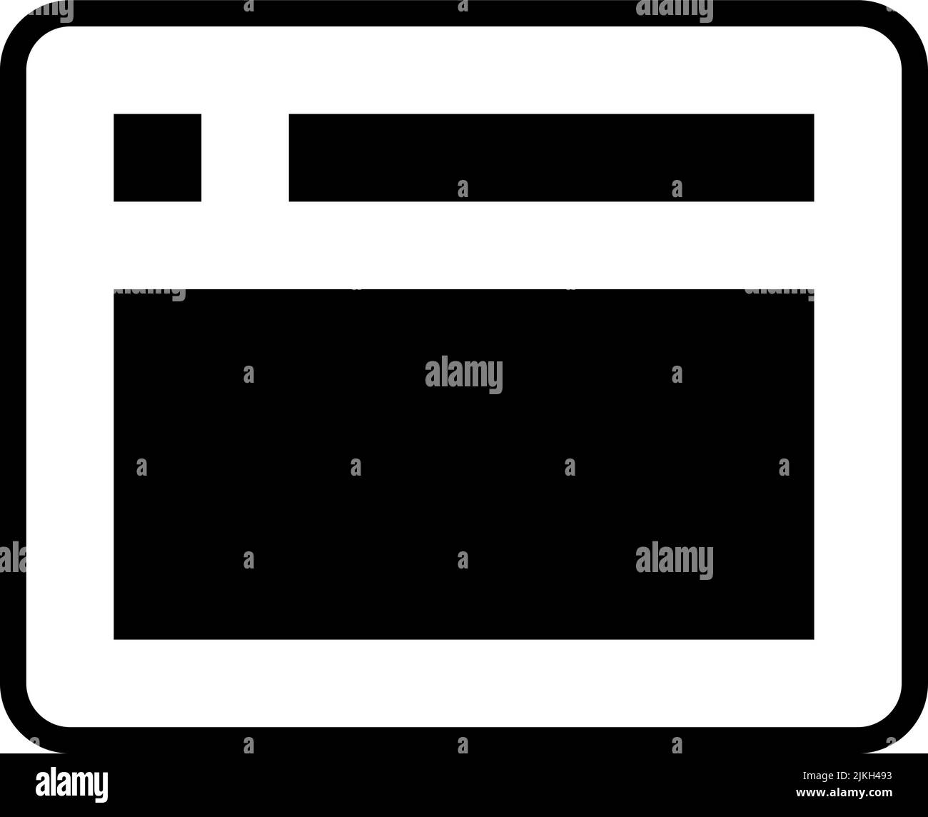 website icon black vector illustration Stock Vector Image & Art - Alamy