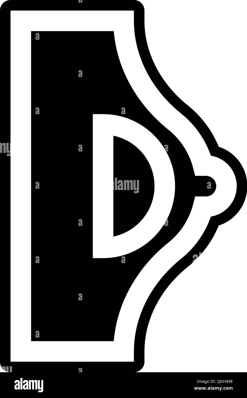 silicon icon black vector illustration Stock Vector Image & Art - Alamy