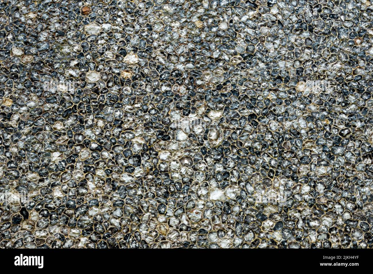 Section of flushwork flint wall Stock Photo - Alamy