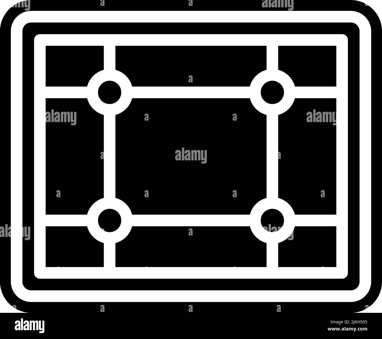 rule of thirds icon black vector illustration Stock Vector Image & Art ...