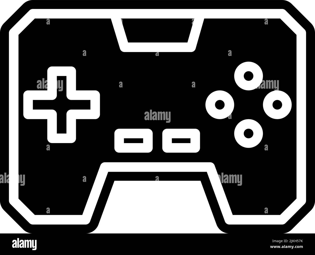 joystick icon black vector illustration Stock Vector Image & Art - Alamy
