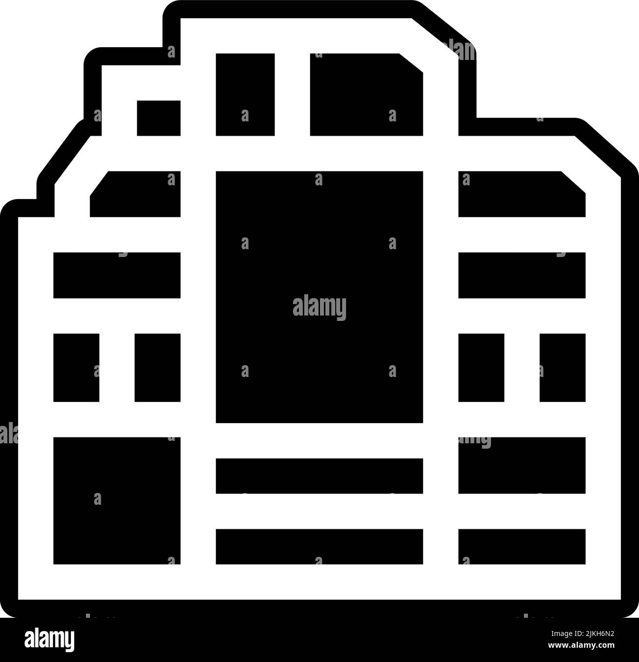 door icon black vector illustration Stock Vector Image & Art - Alamy
