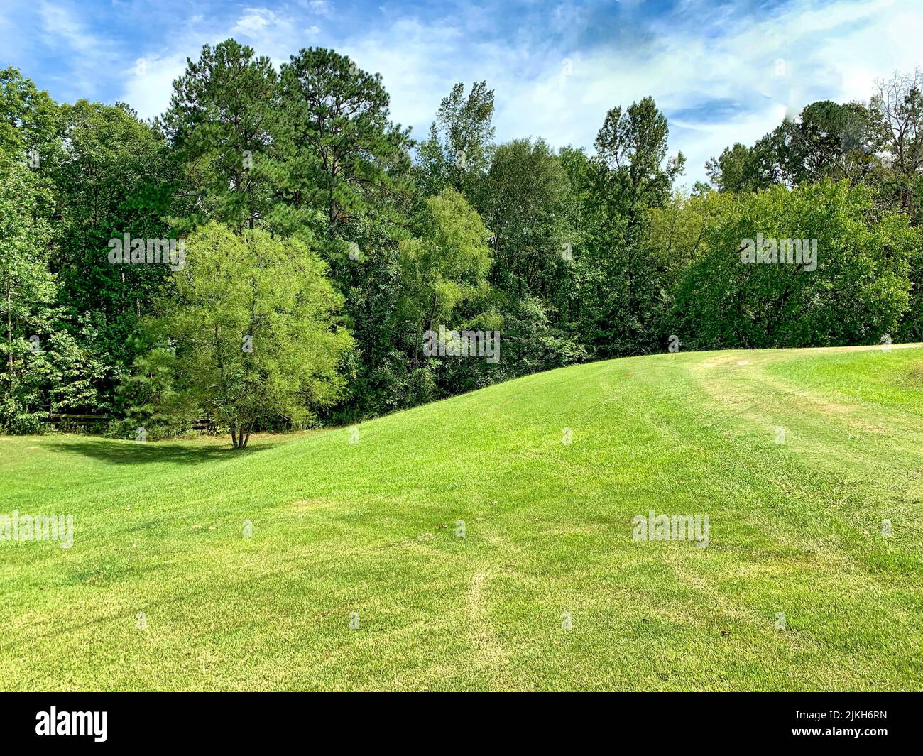 Outdoor nature and landscape setting in rural Alabama Stock Photo - Alamy