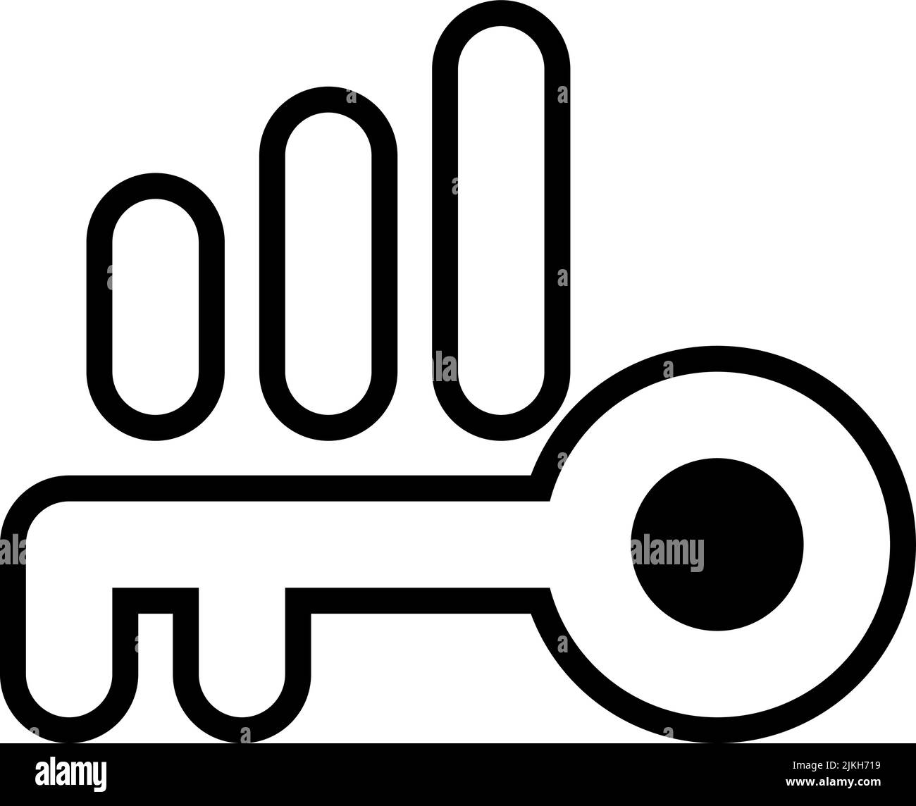 keyword icon black vector illustration Stock Vector Image & Art - Alamy