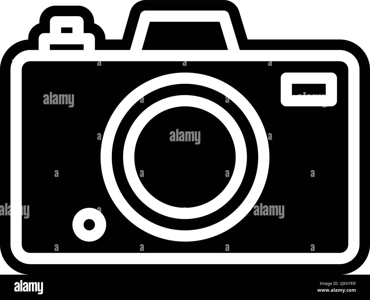 camera icon black vector illustration Stock Vector Image & Art - Alamy
