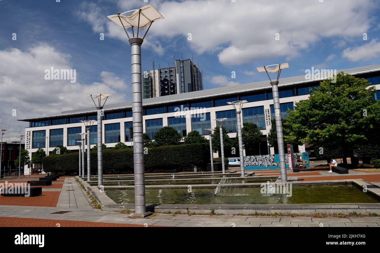 Callaghan Square Cardiff. Taken July 2022 Stock Photo - Alamy