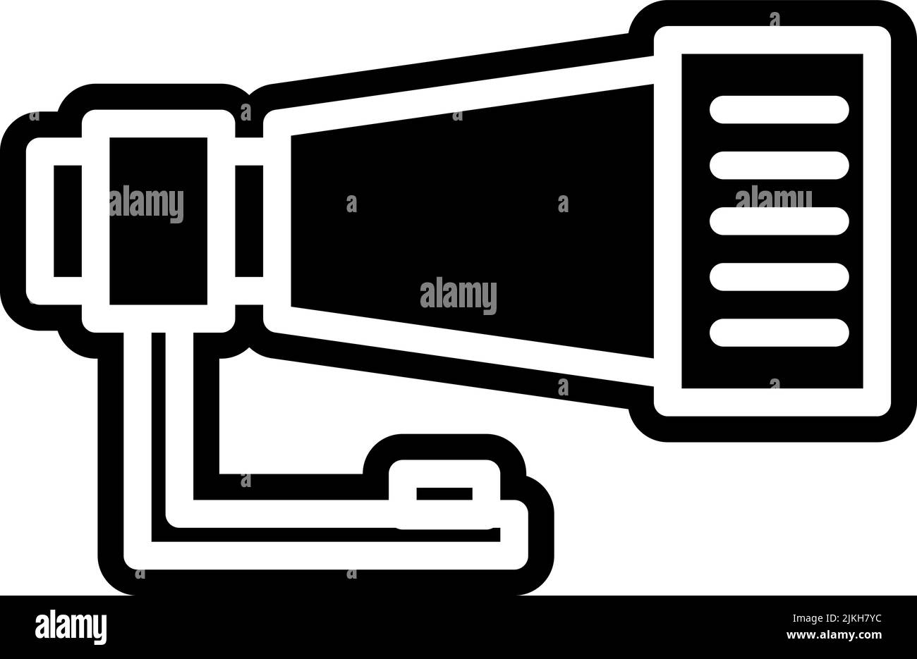 lens icon black vector illustration Stock Vector Image & Art - Alamy