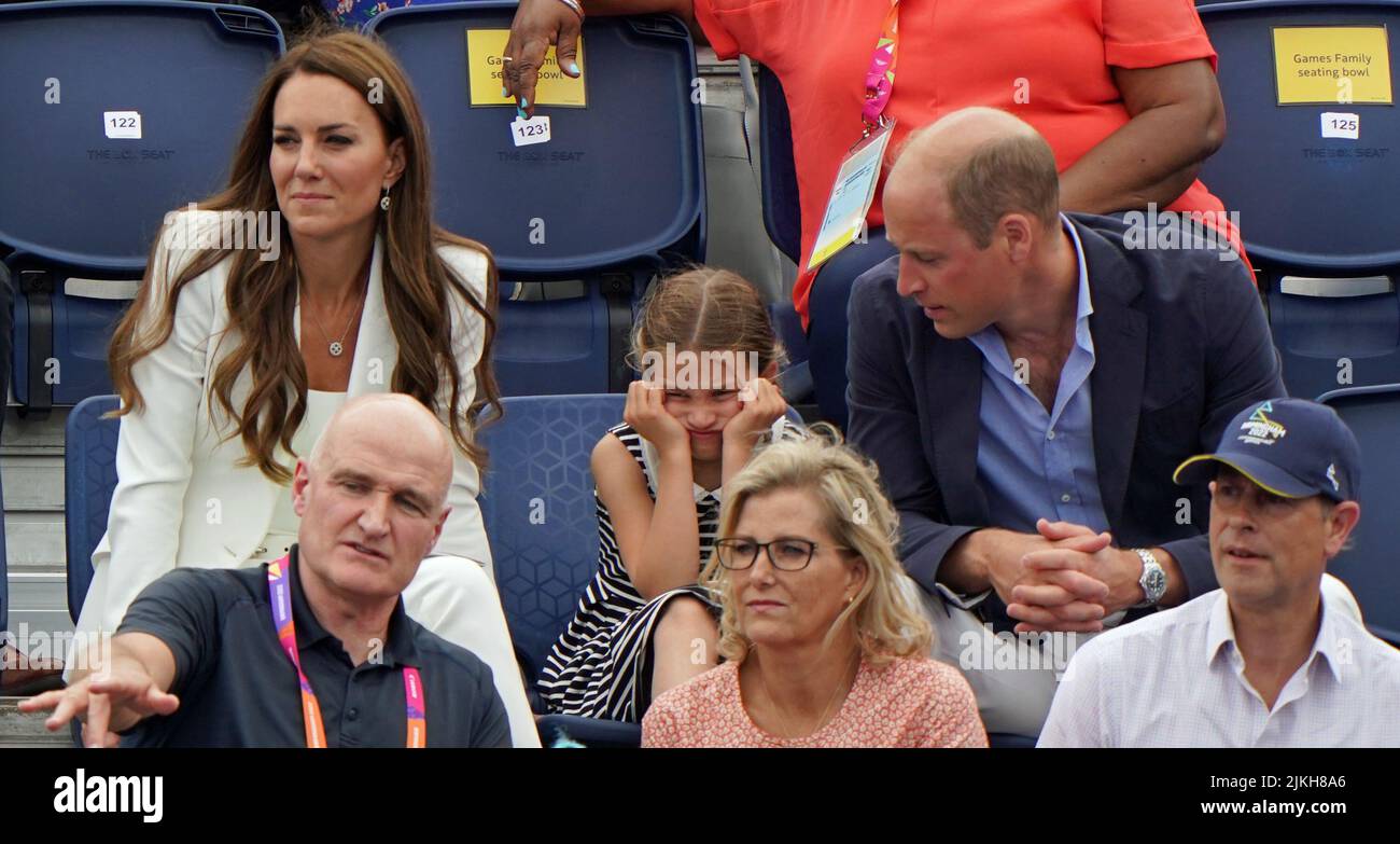 The Duke and Duchess of Cambridge with Princess Charlotte at the ...
