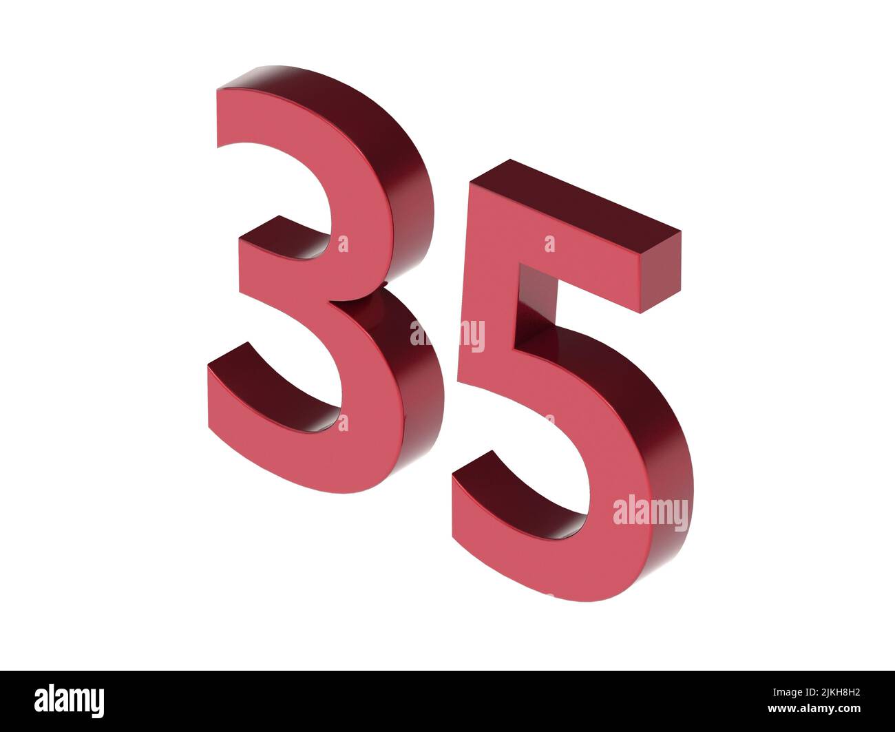 3d number 35 gold Cut Out Stock Images & Pictures - Alamy