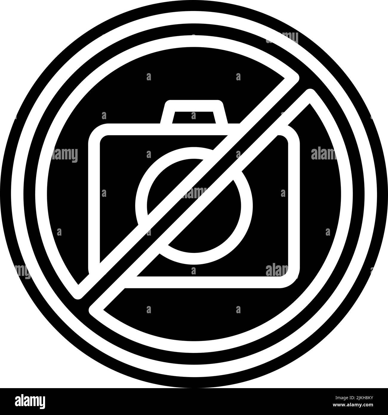 no photo icon black vector illustration Stock Vector Image & Art - Alamy