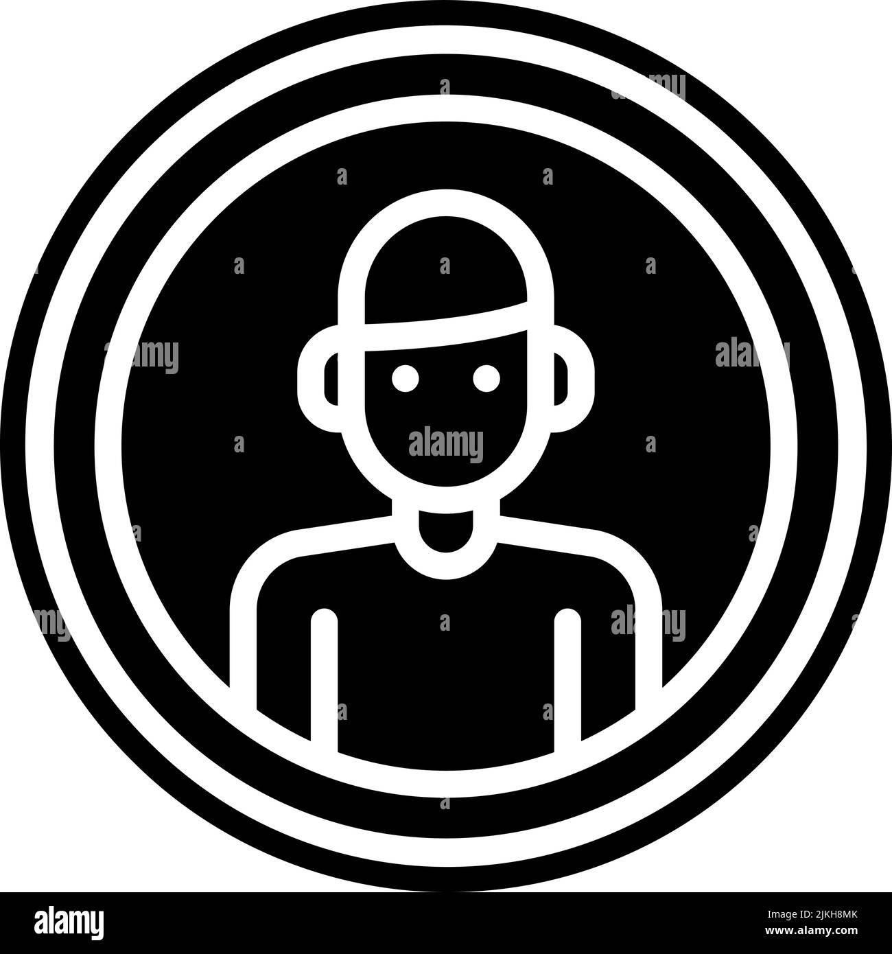 user icon black vector illustration Stock Vector Image & Art - Alamy