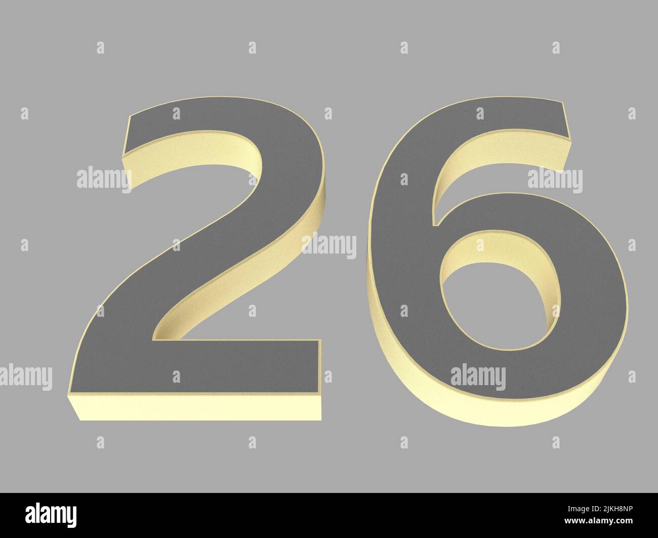 3d number isolated rendering illustation texture Stock Photo - Alamy