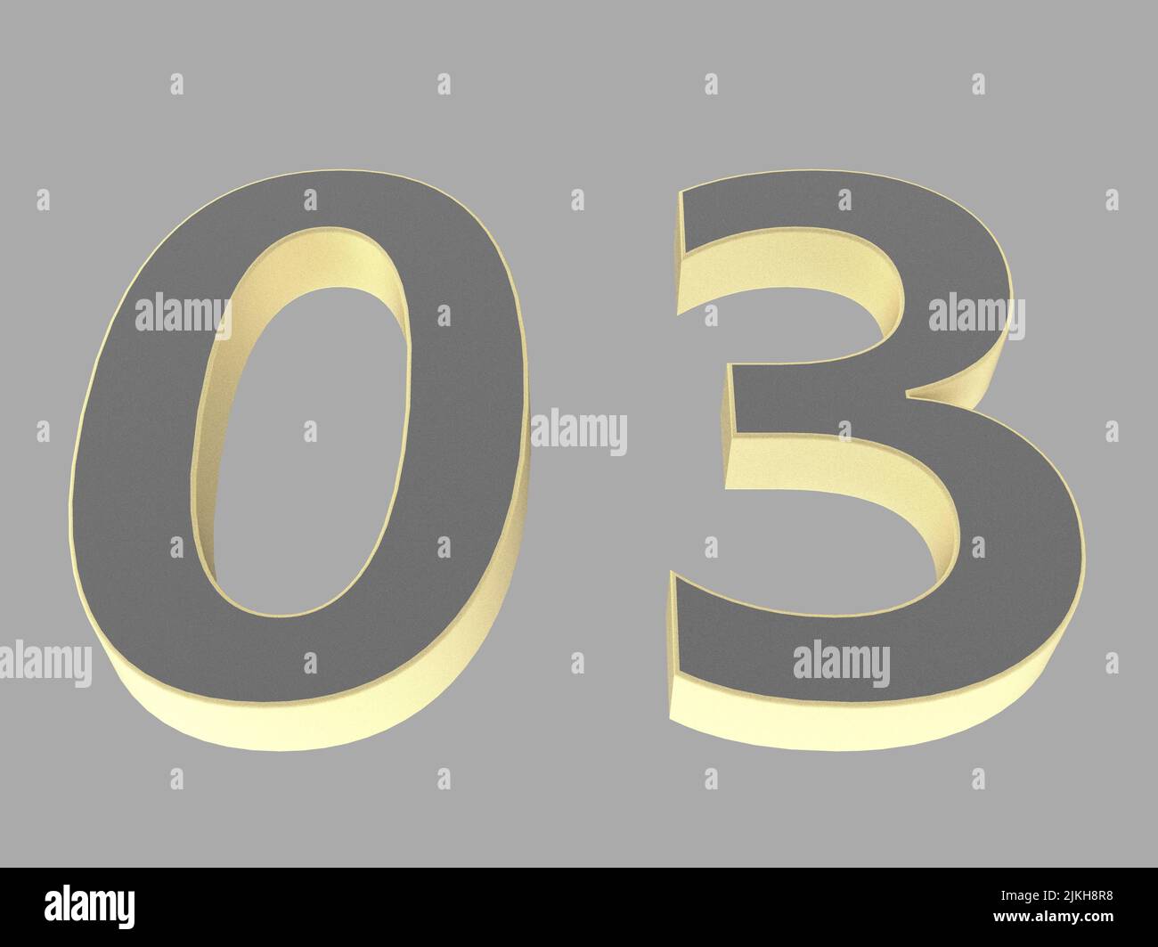 3d number isolated texture render background illustration Stock Photo ...