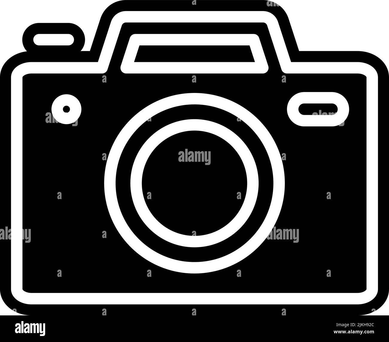 camera icon black vector illustration Stock Vector Image & Art - Alamy