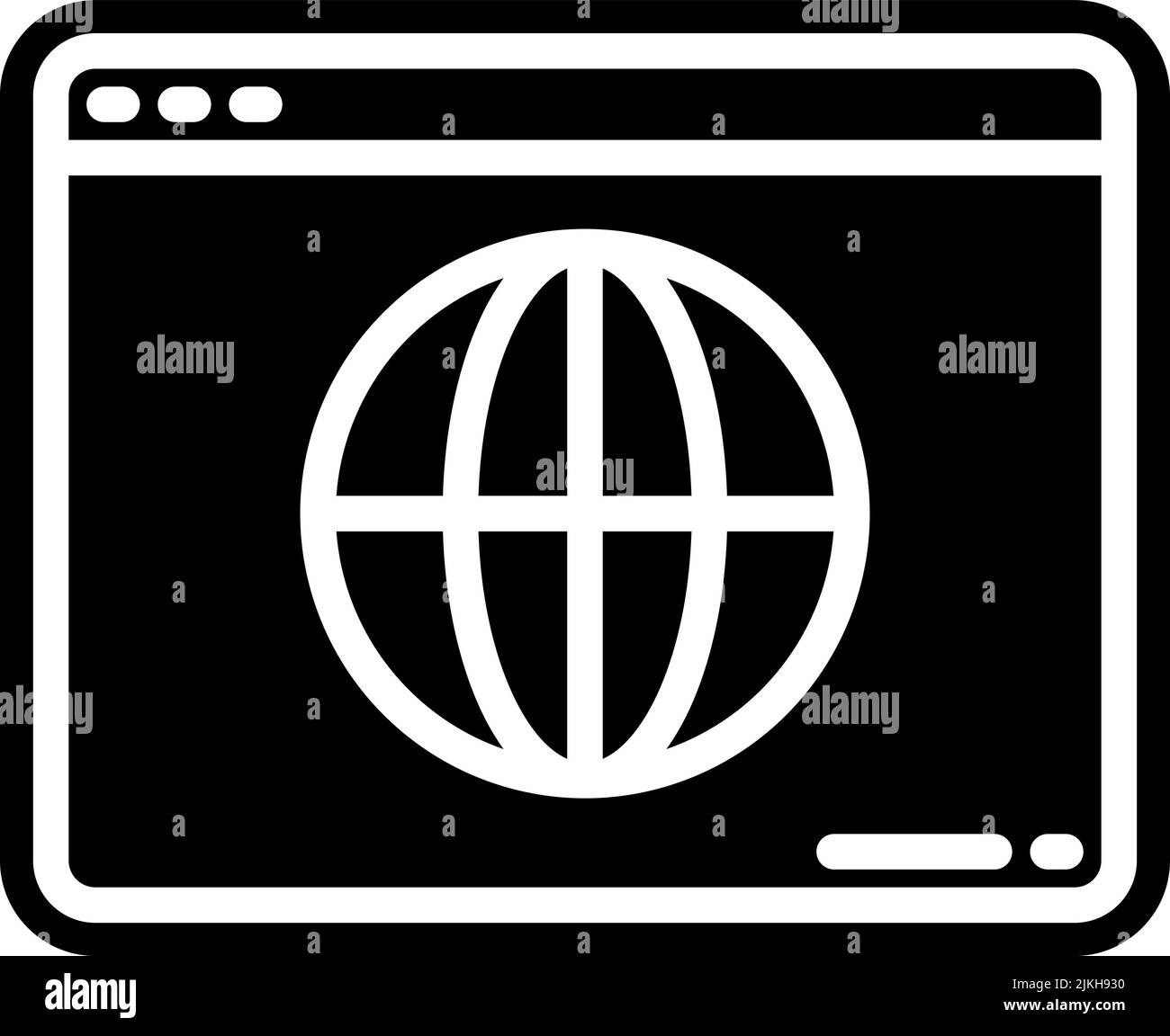 internet icon black vector illustration Stock Vector Image & Art - Alamy