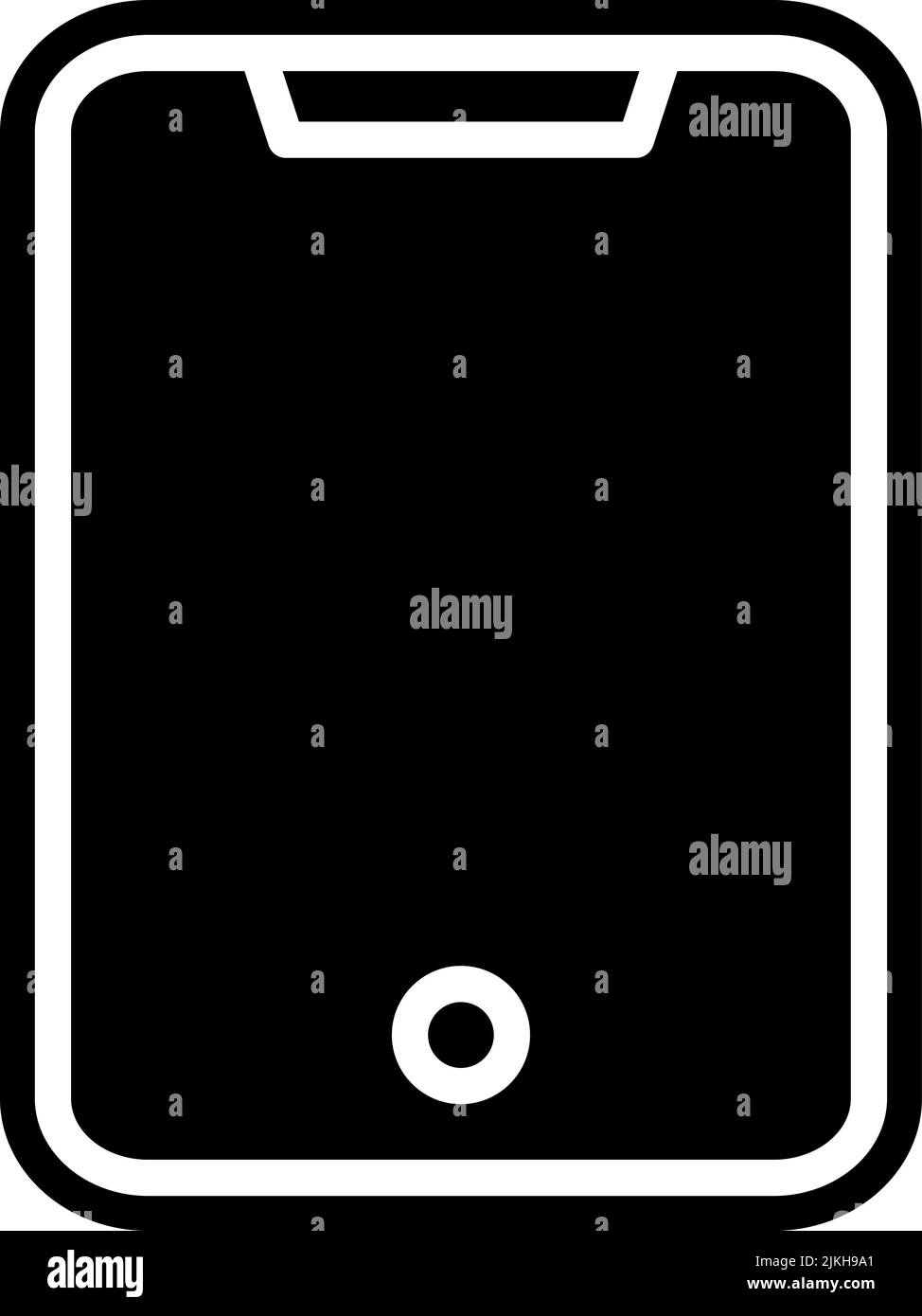 tablet icon black vector illustration Stock Vector Image & Art - Alamy