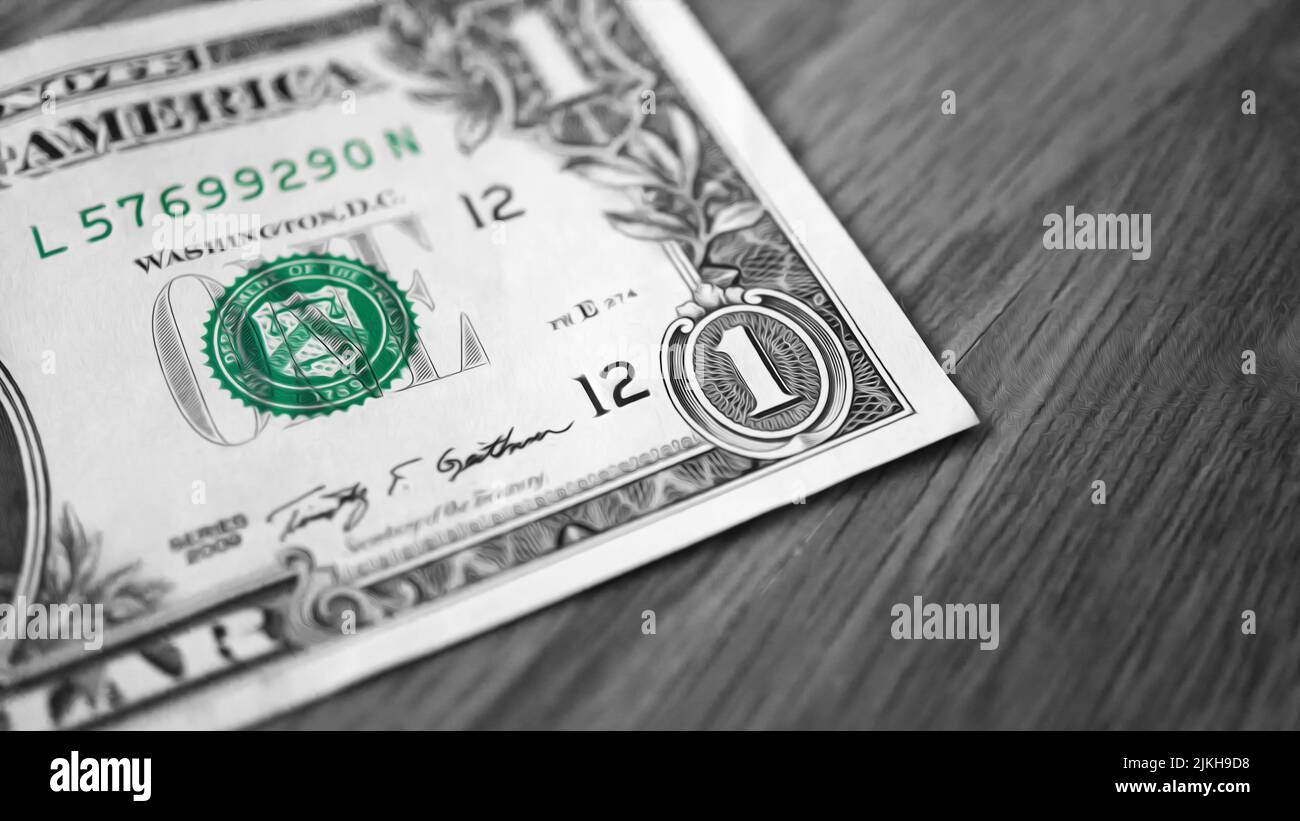 One dollar bill background hi-res stock photography and images - Alamy