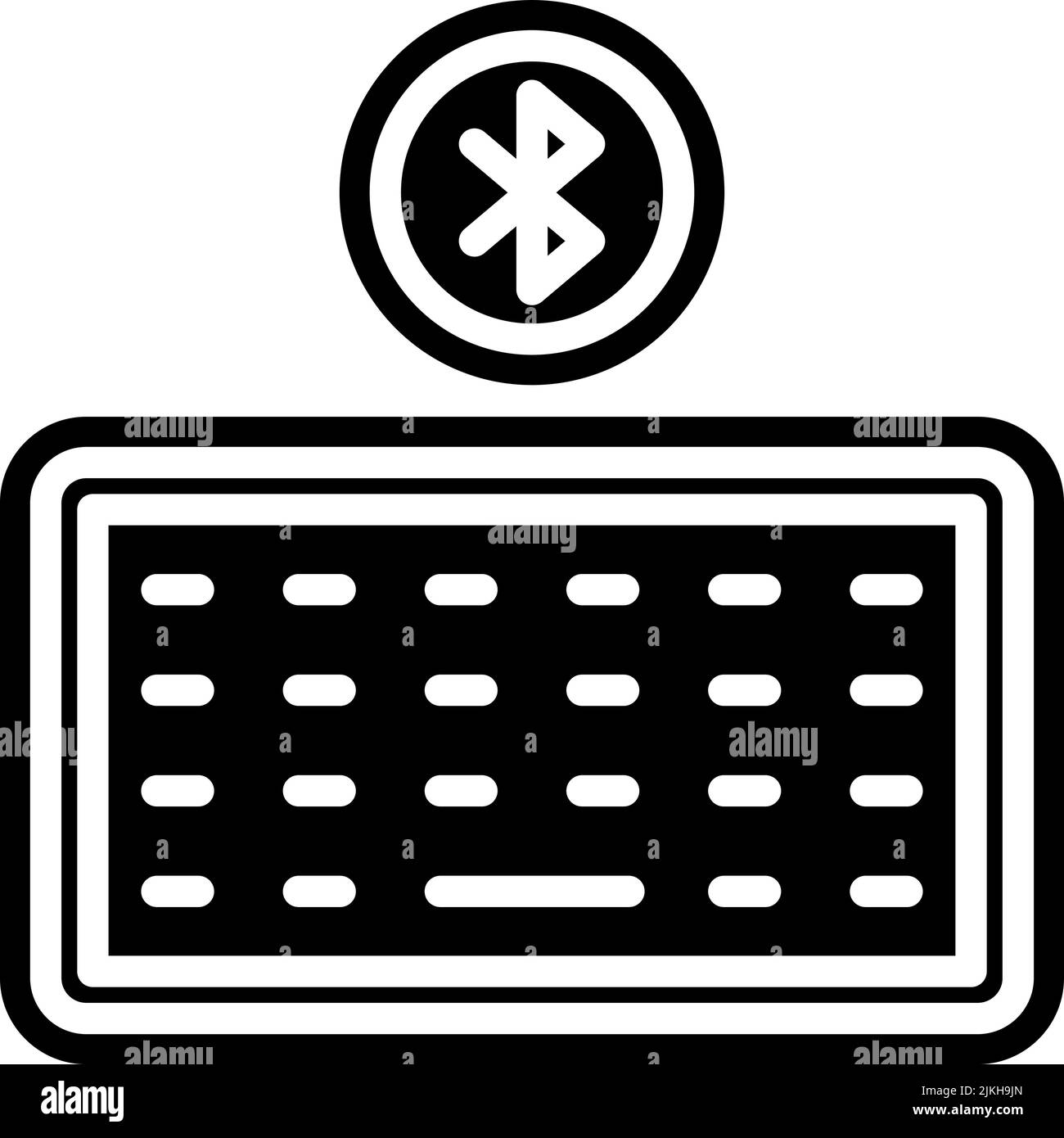 keyboard icon black vector illustration Stock Vector Image & Art - Alamy