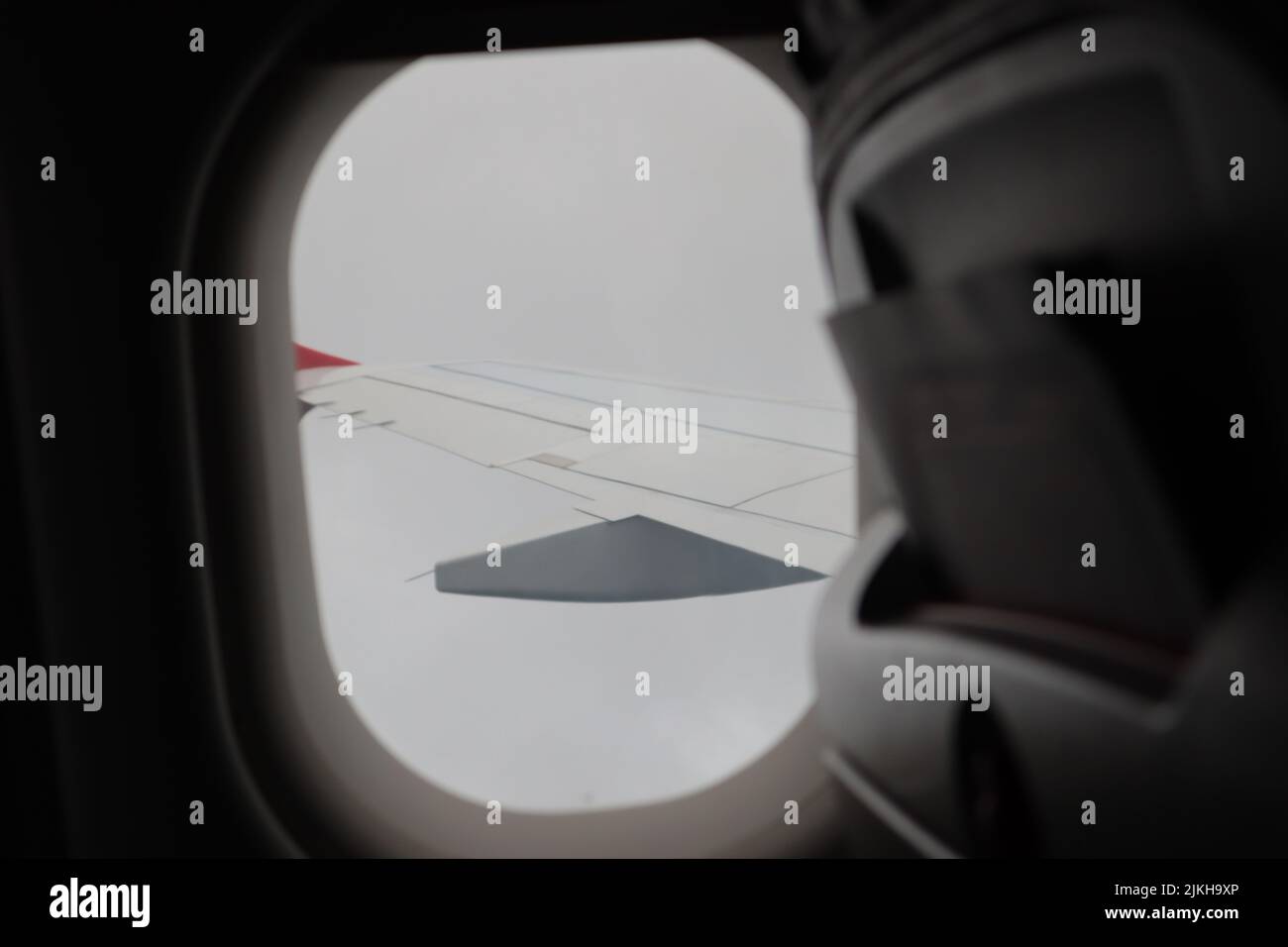 picture out of a flying airplane Stock Photo - Alamy