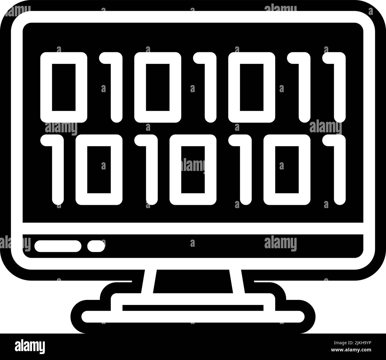 Software coding database vector code data Black and White Stock Photos & Images - Alamy