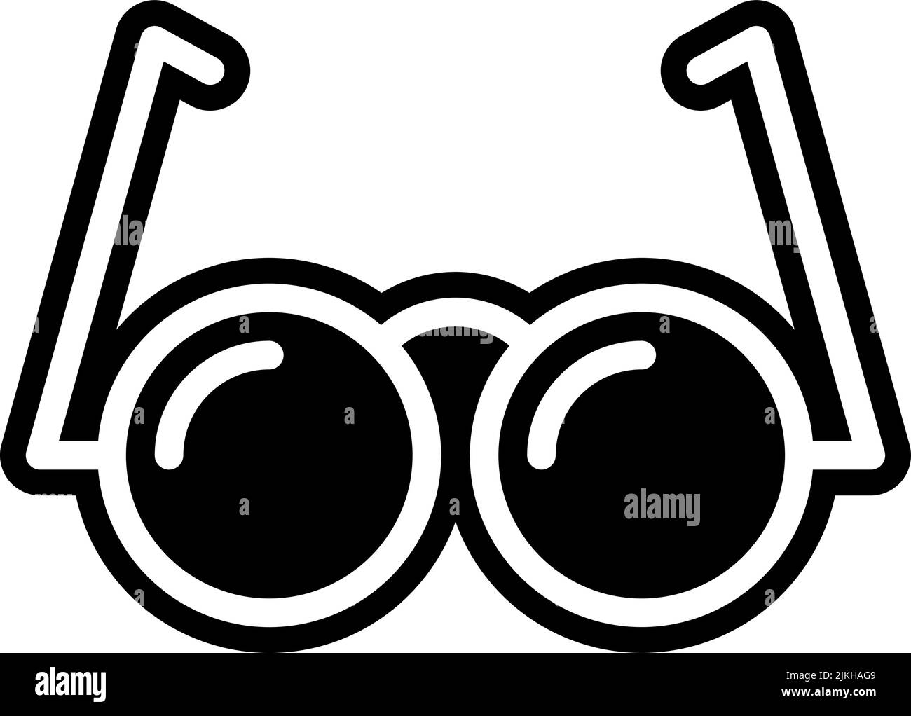 goggles icon black vector illustration Stock Vector Image & Art - Alamy
