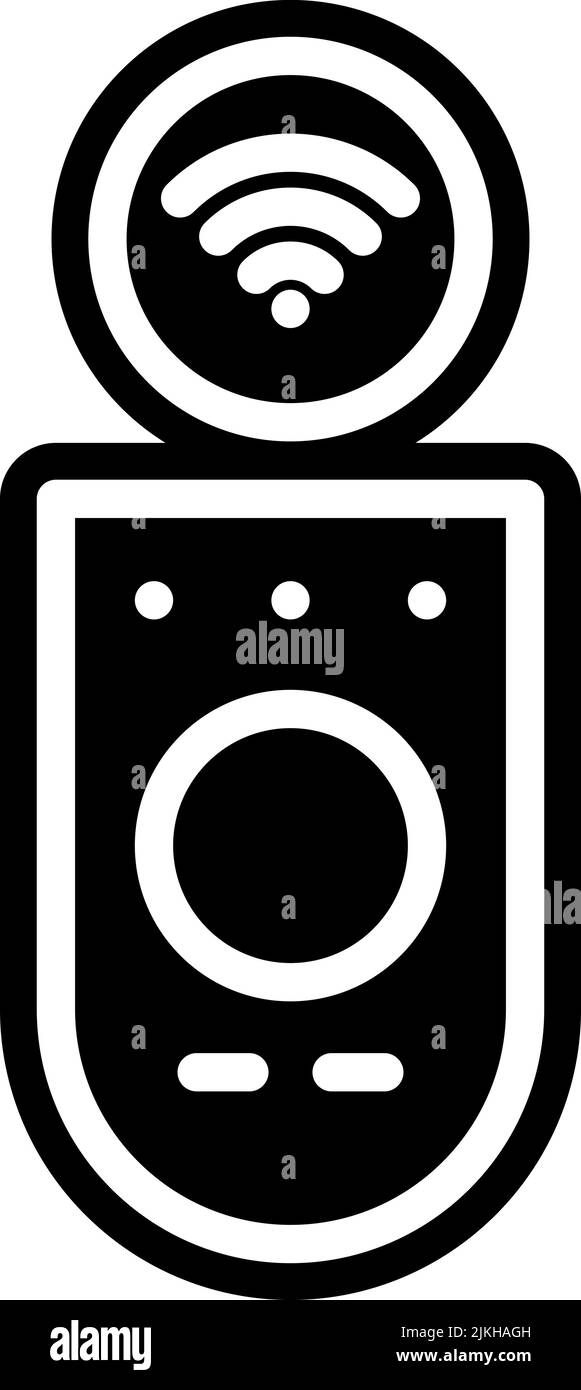 remote control icon black vector illustration Stock Vector Image & Art ...