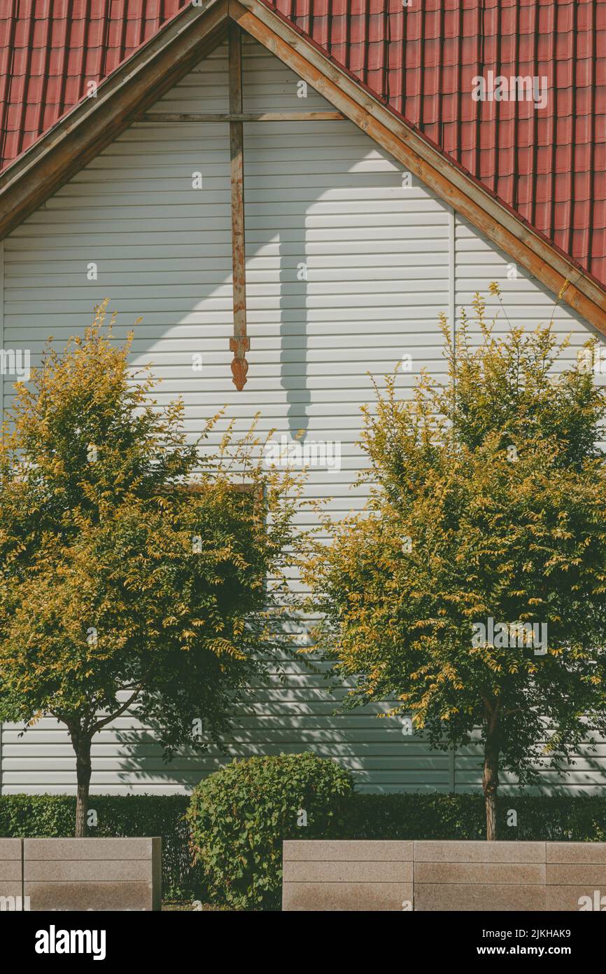 Cross on a house hi-res stock photography and images - Alamy