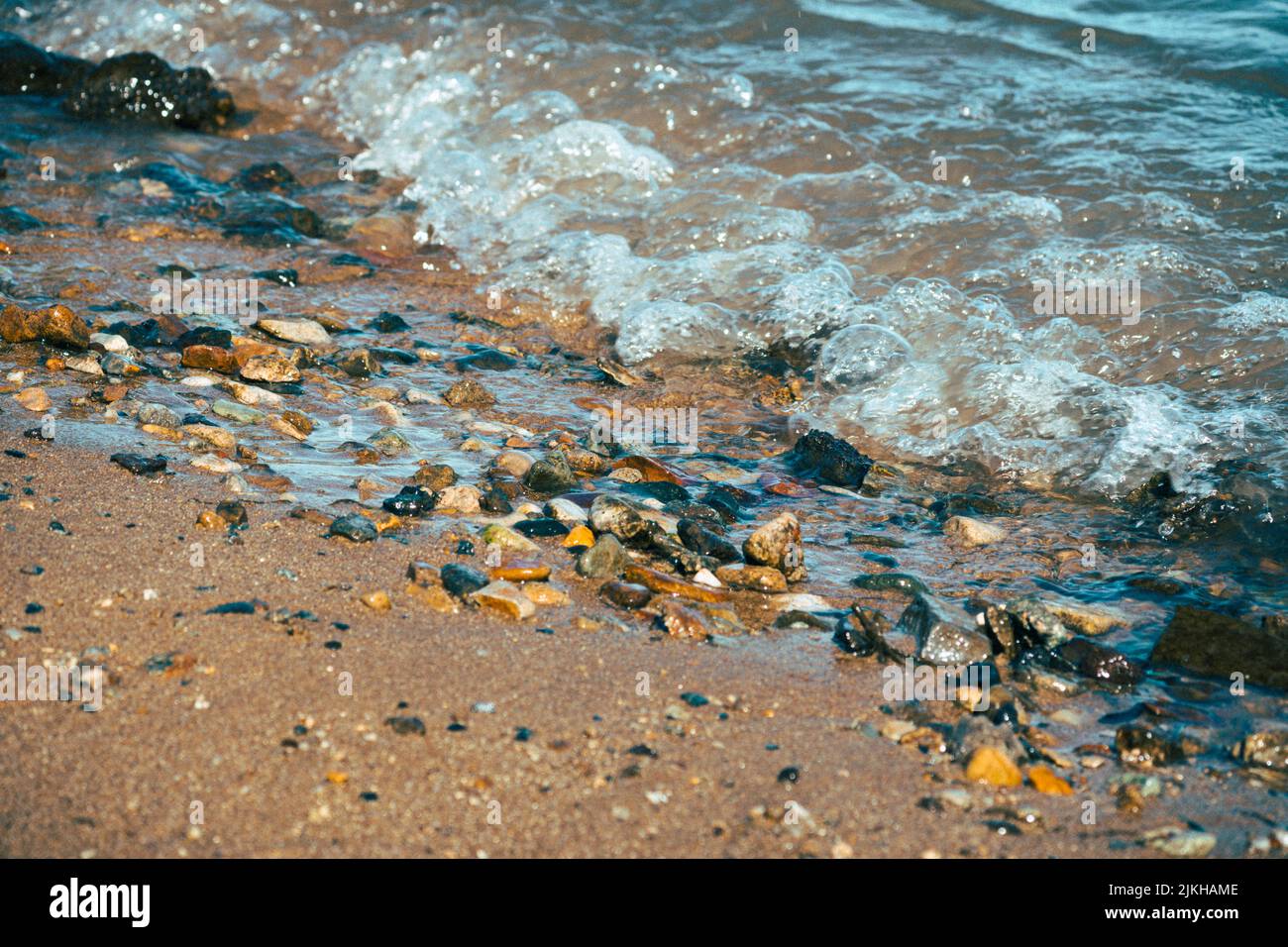 Small waves on blue water hi-res stock photography and images - Alamy