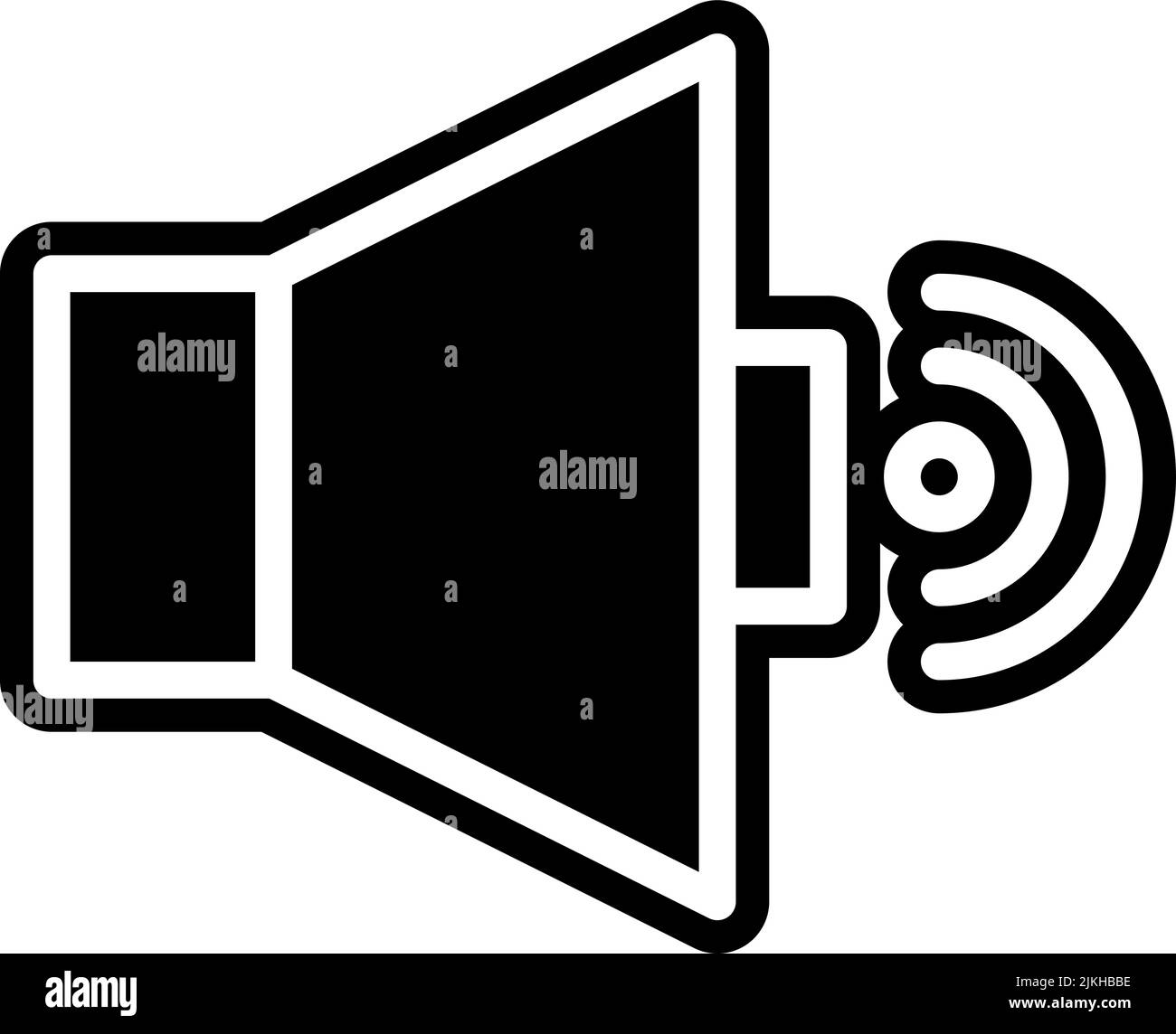 high volume icon black vector illustration Stock Vector Image & Art - Alamy