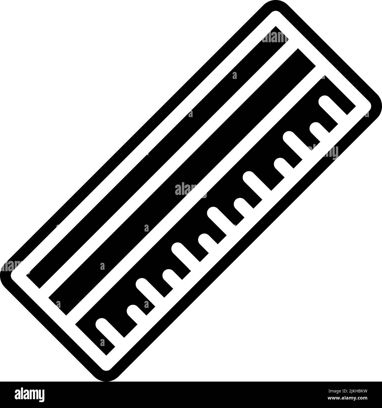 Ruler pencil crossed Black and White Stock Photos & Images - Alamy