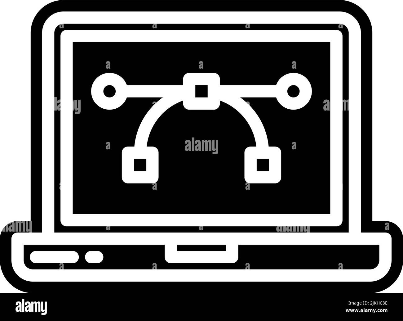 vector icon black vector illustration Stock Vector Image & Art - Alamy