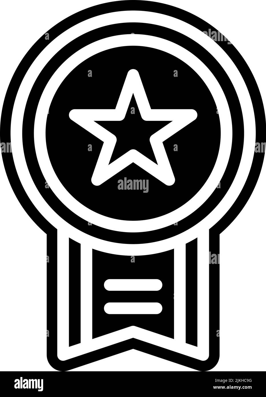 badge icon black vector illustration Stock Vector Image & Art - Alamy
