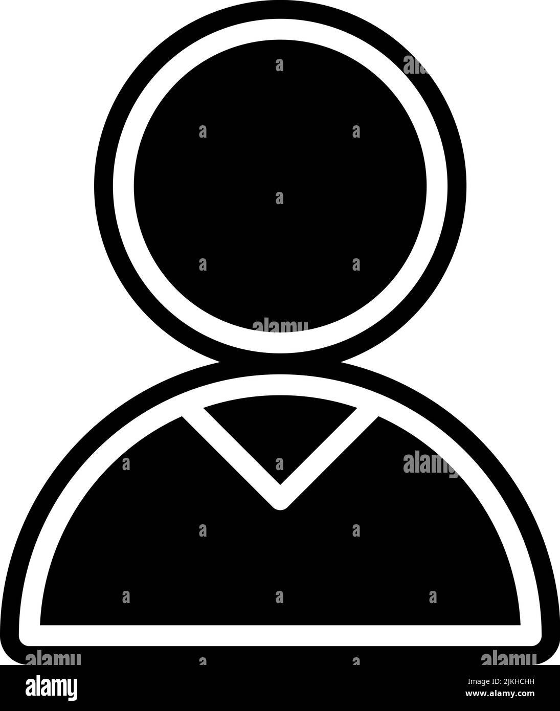 user icon black vector illustration Stock Vector Image & Art - Alamy