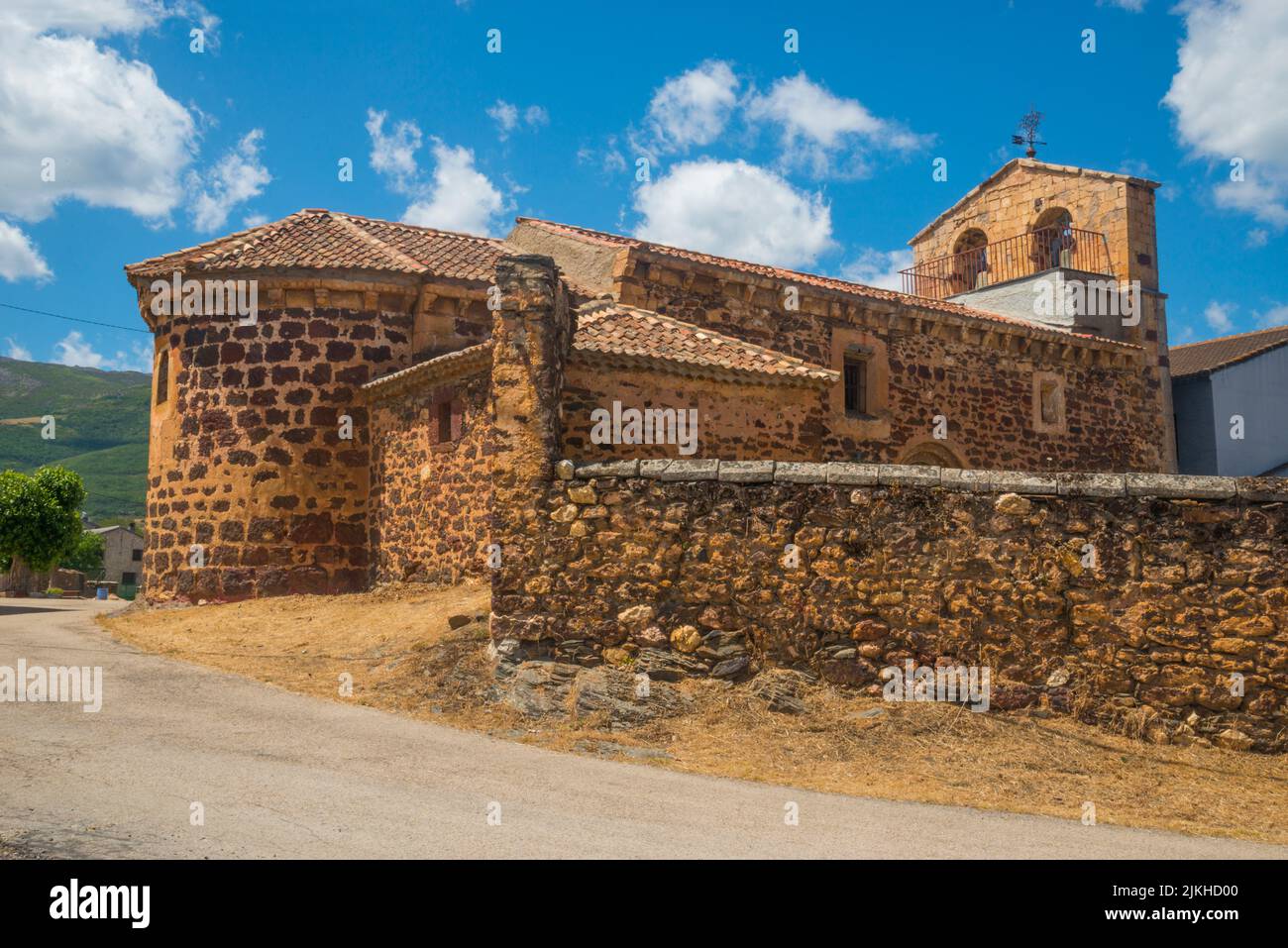 Romanesque church. Becerril, Segovia province, Castilla Leon, Spain ...