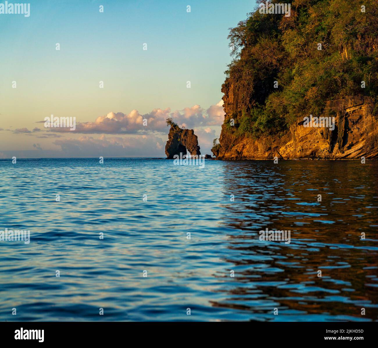a beautiful shot of ocean waves and cliff in Curacao island Stock Photo ...