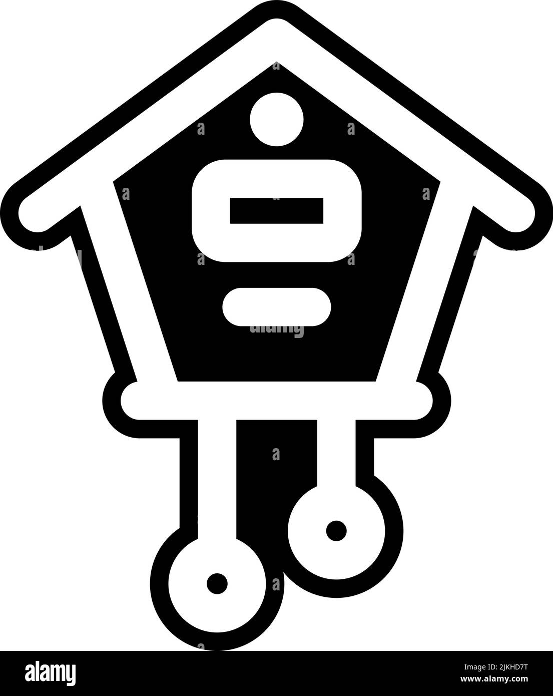 cuckoo icon black vector illustration Stock Vector Image & Art - Alamy