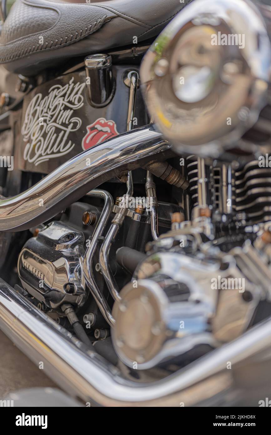 Harley davidson motorcycle front view hi-res stock photography and ...