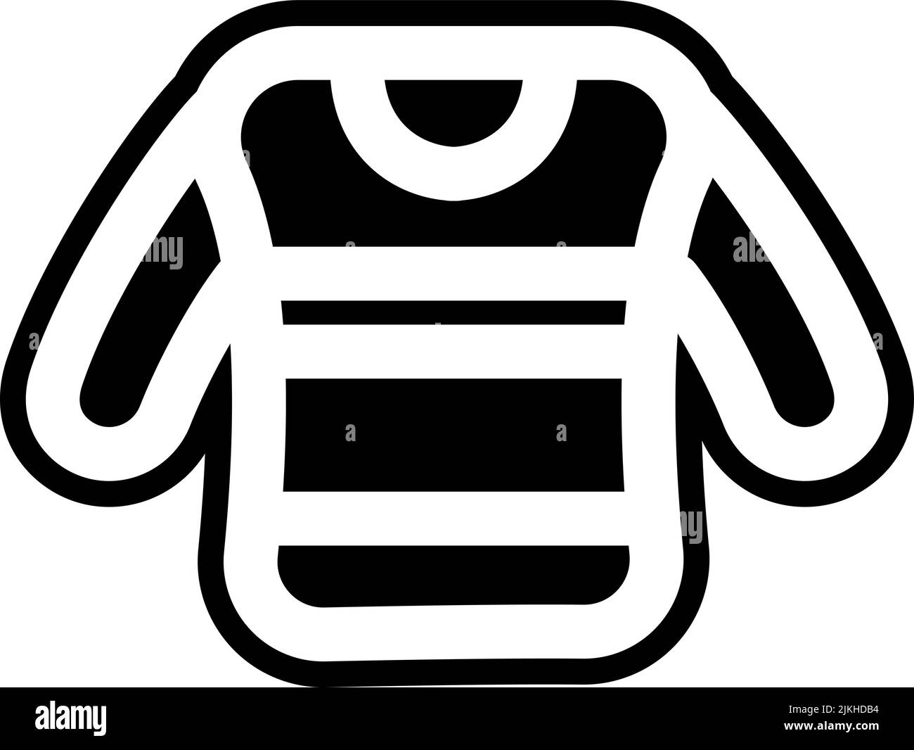 sweater icon black vector illustration Stock Vector Image & Art - Alamy