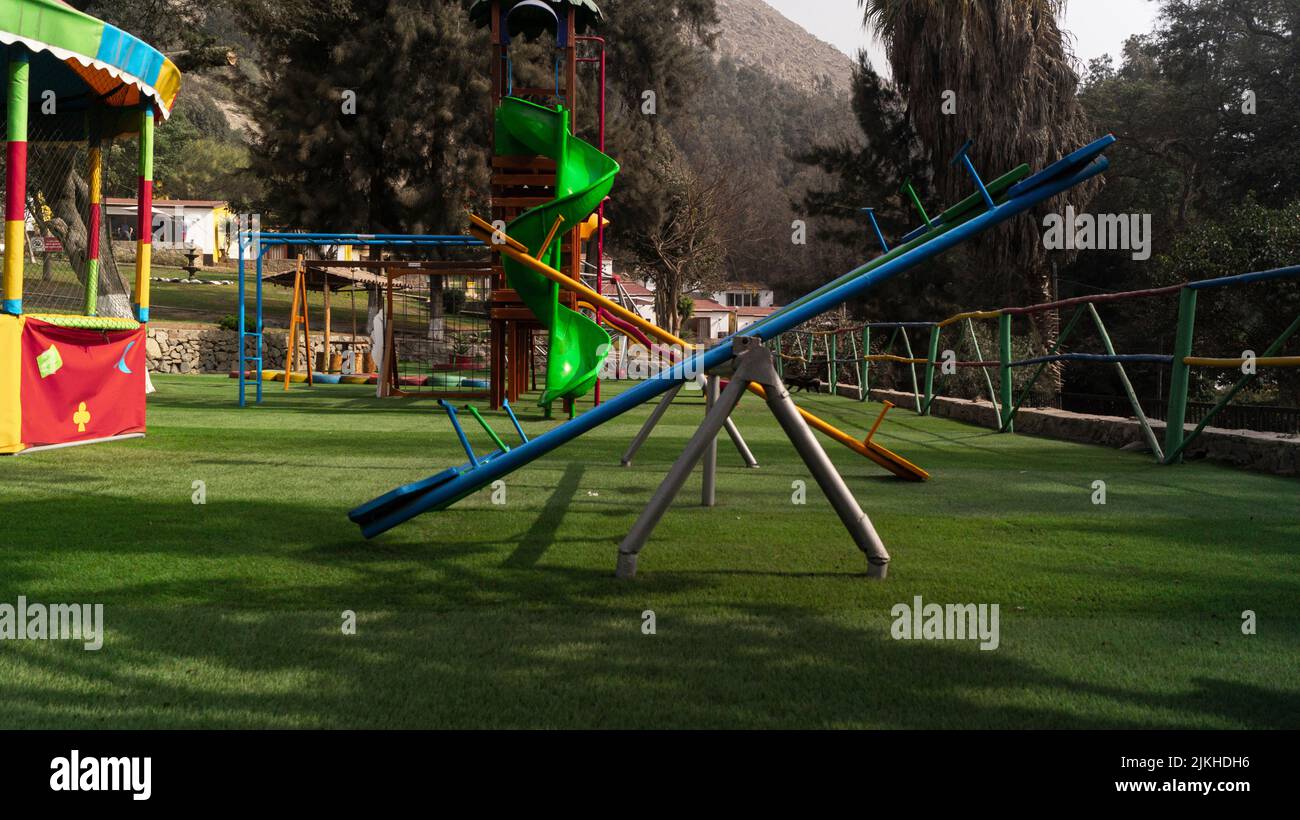 colorful child park Stock Photo - Alamy