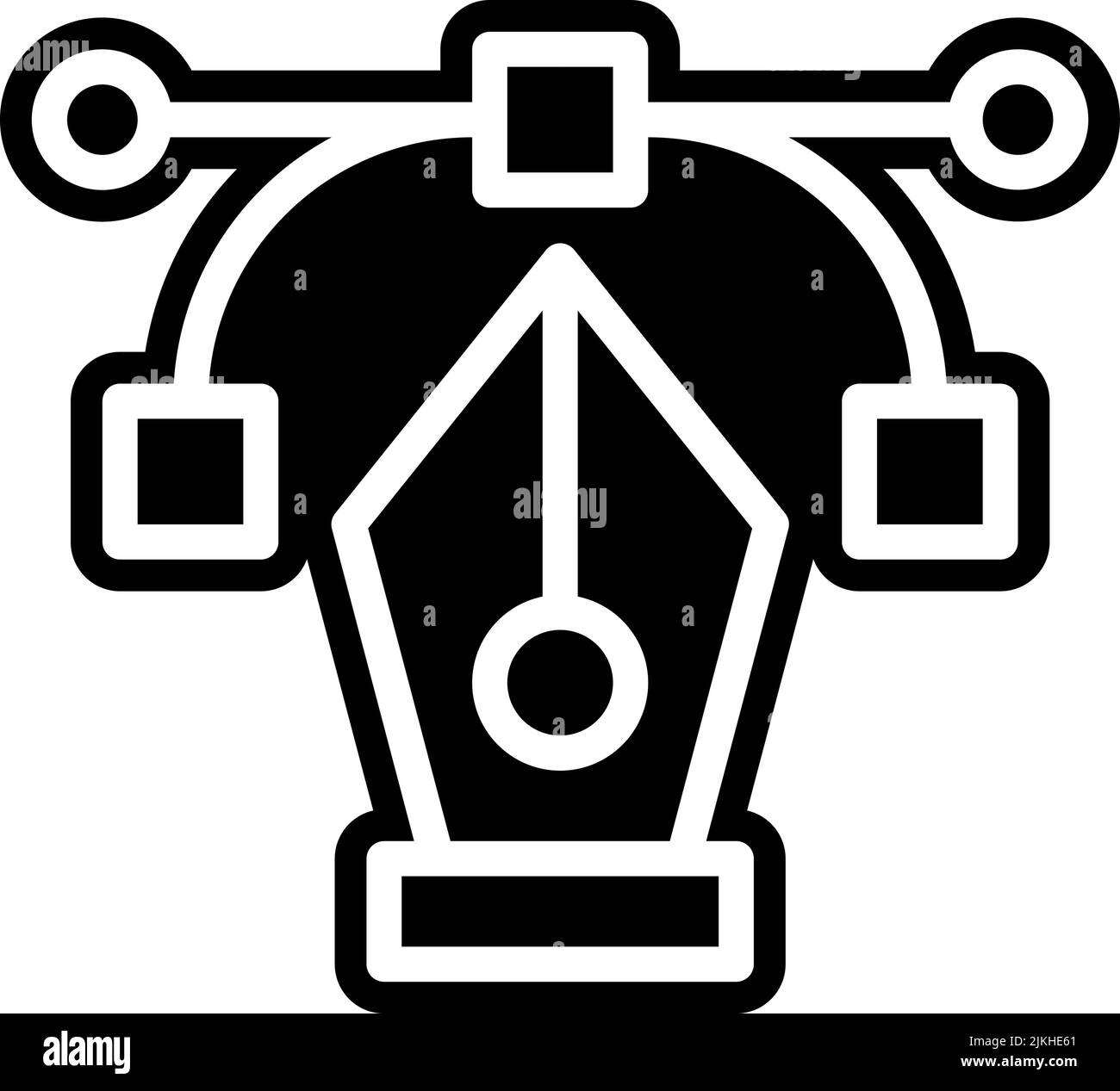 graphic design icon black vector illustration Stock Vector Image & Art ...