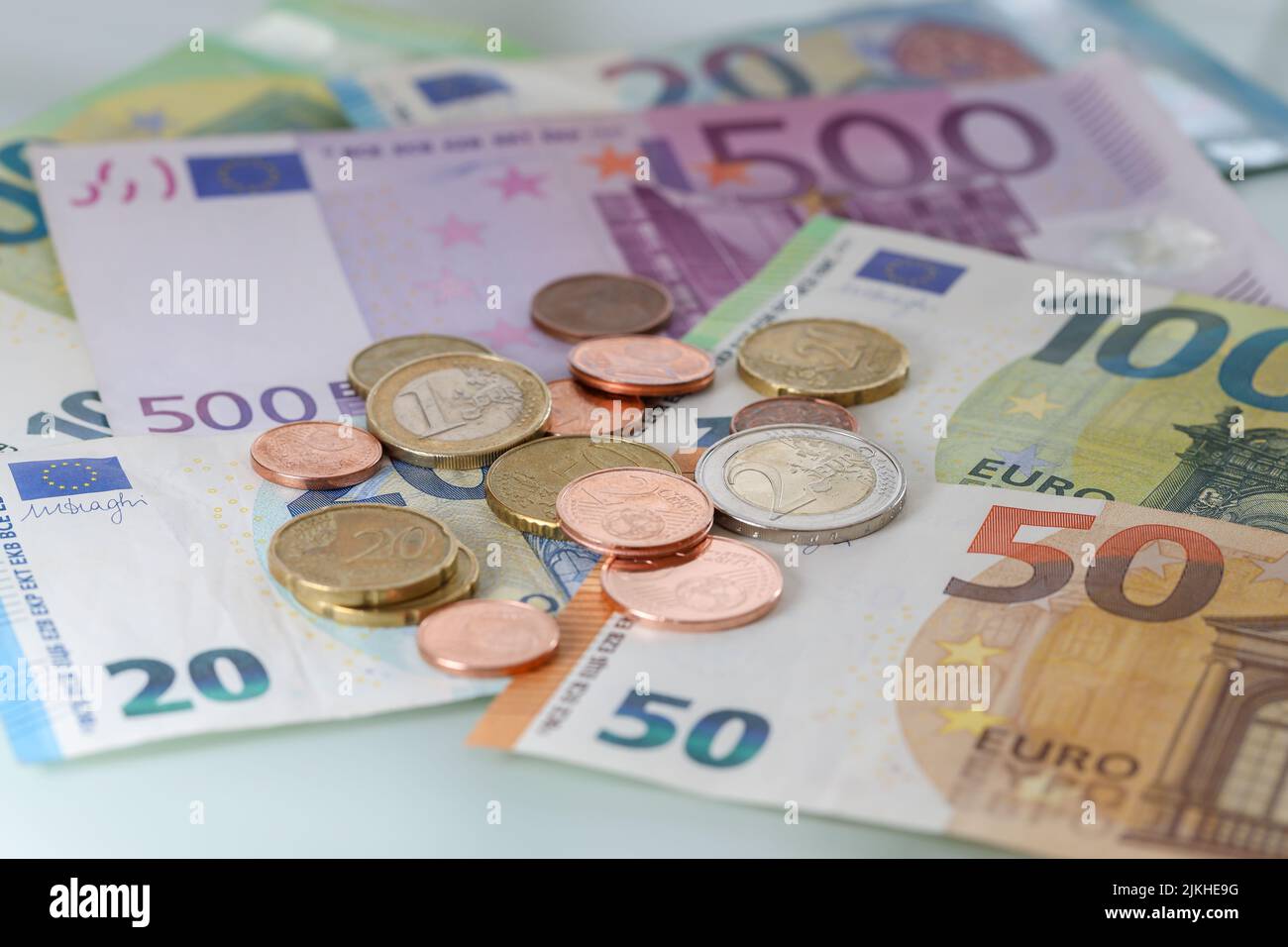 Money exchange euro banknotes hi-res stock photography and images - Alamy