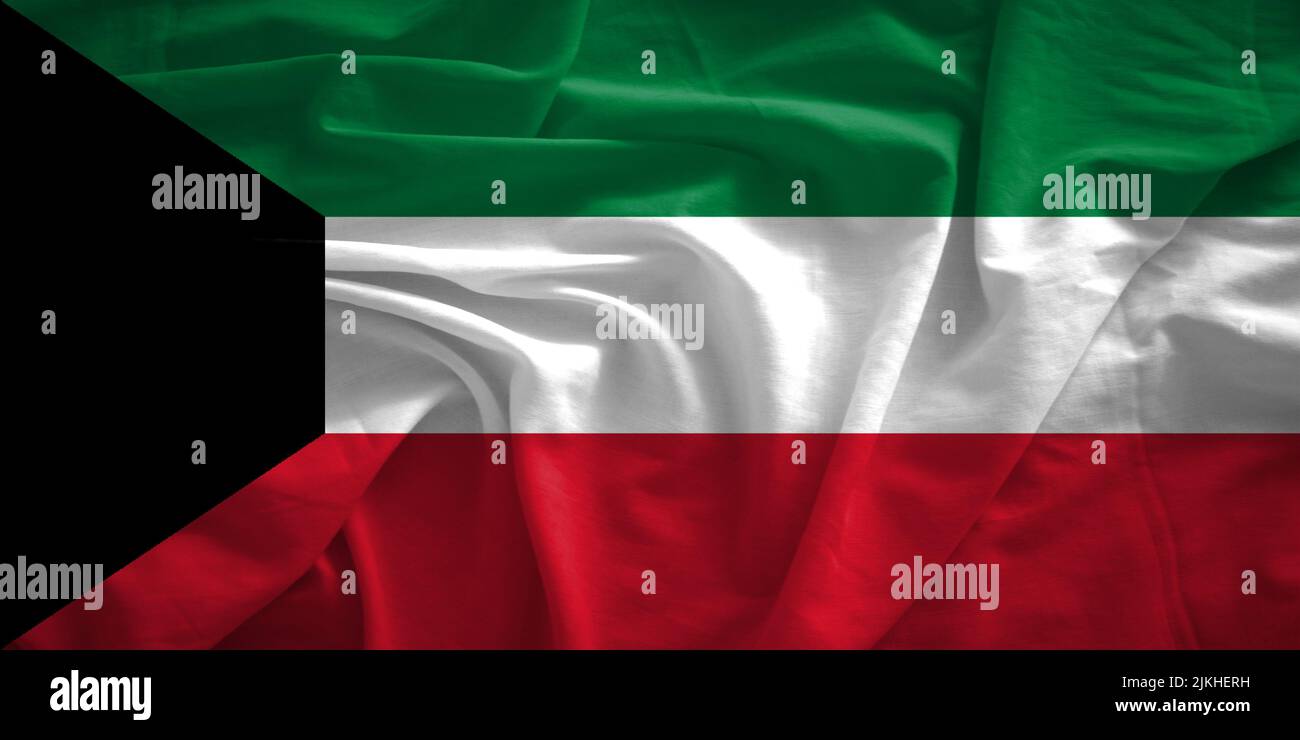 Kuwait 3d flag hi-res stock photography and images - Alamy