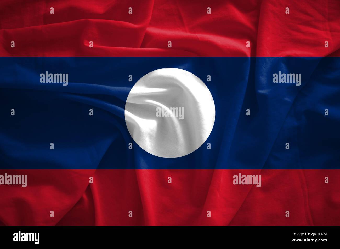 Flag map of laos hi-res stock photography and images - Alamy