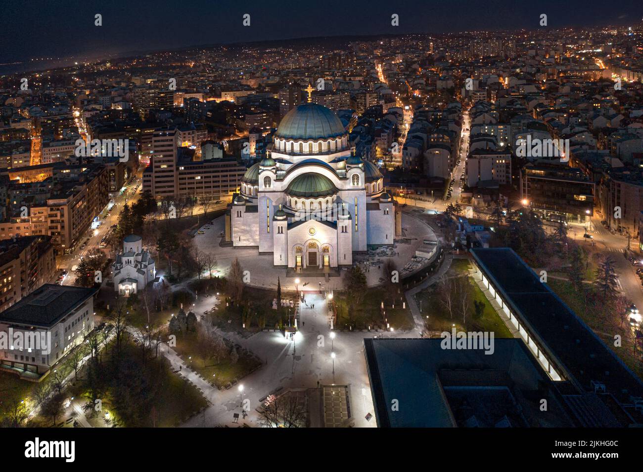 Drone footage of a cross hi-res stock photography and images - Alamy