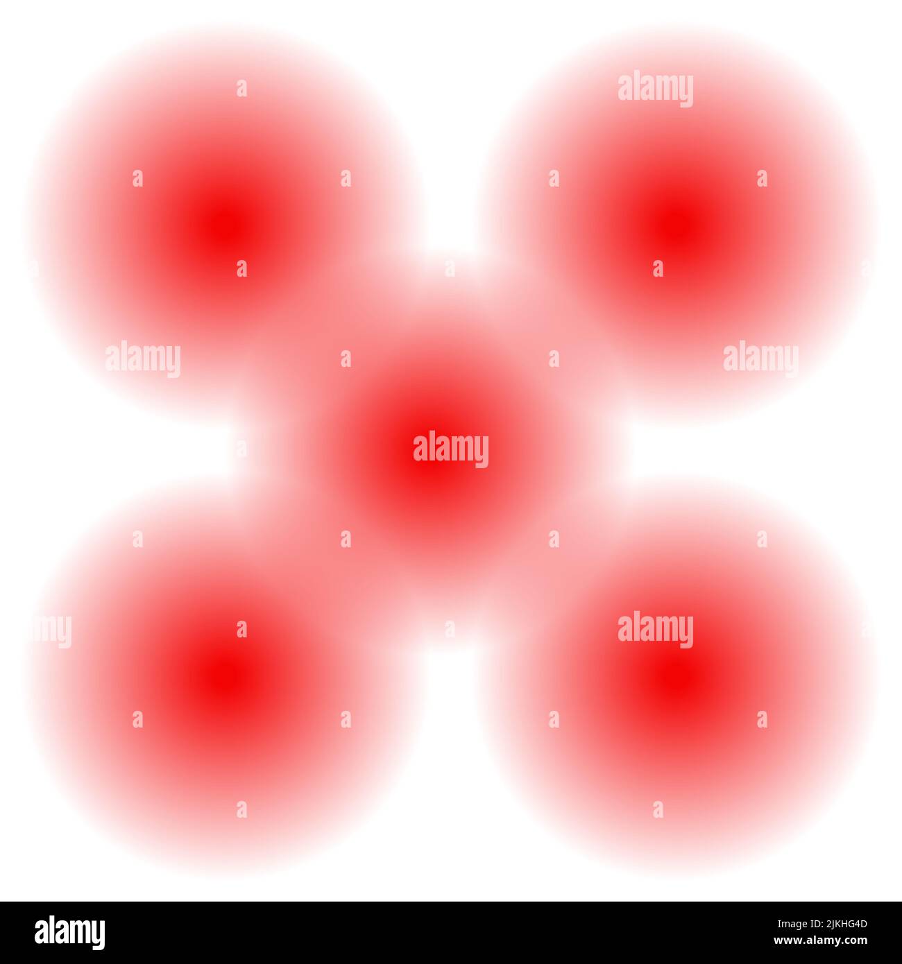 Blurry red spot background pattern illustration Stock Photo - Alamy