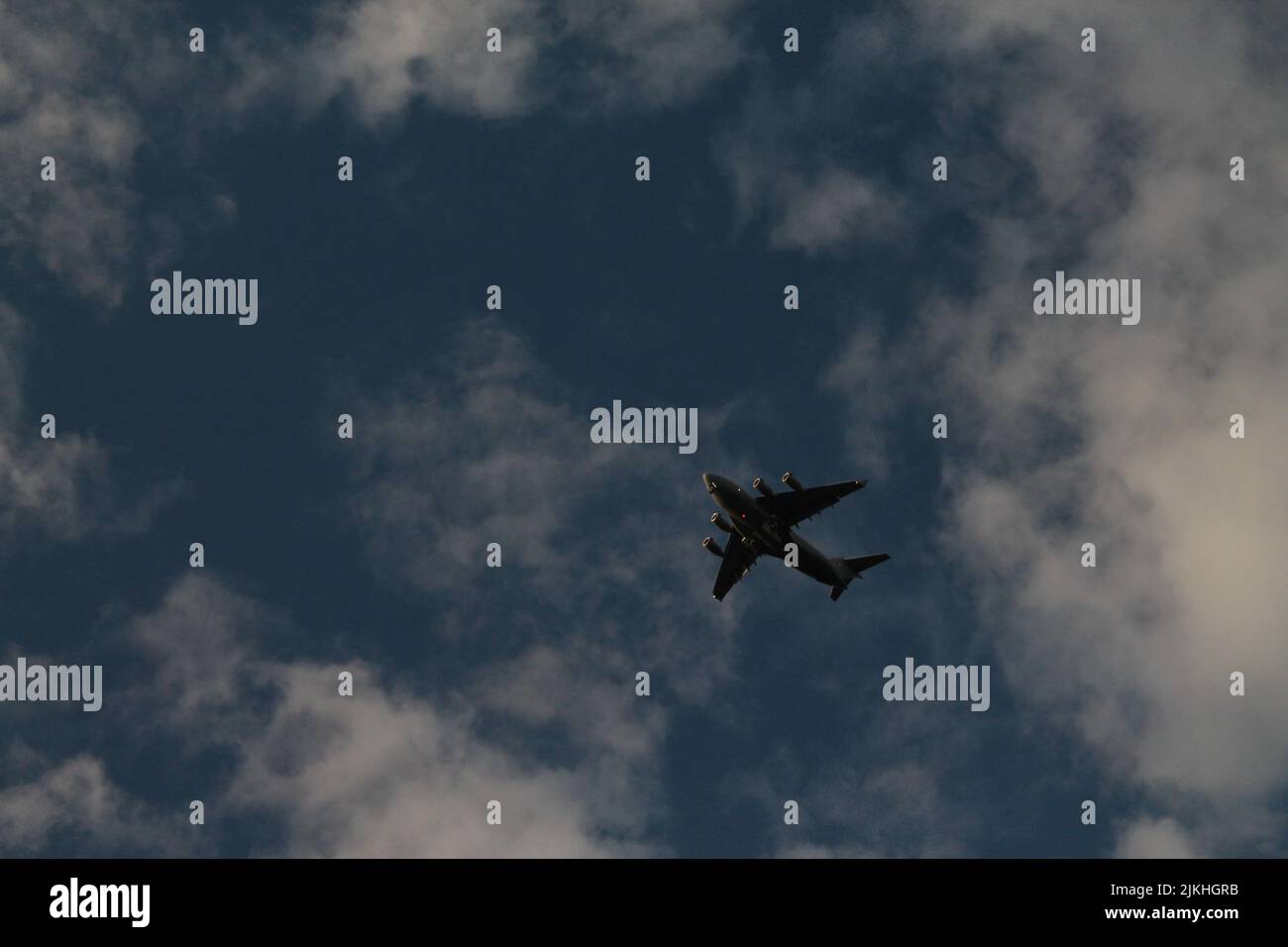 Wing airplane flying over germany hi-res stock photography and images ...